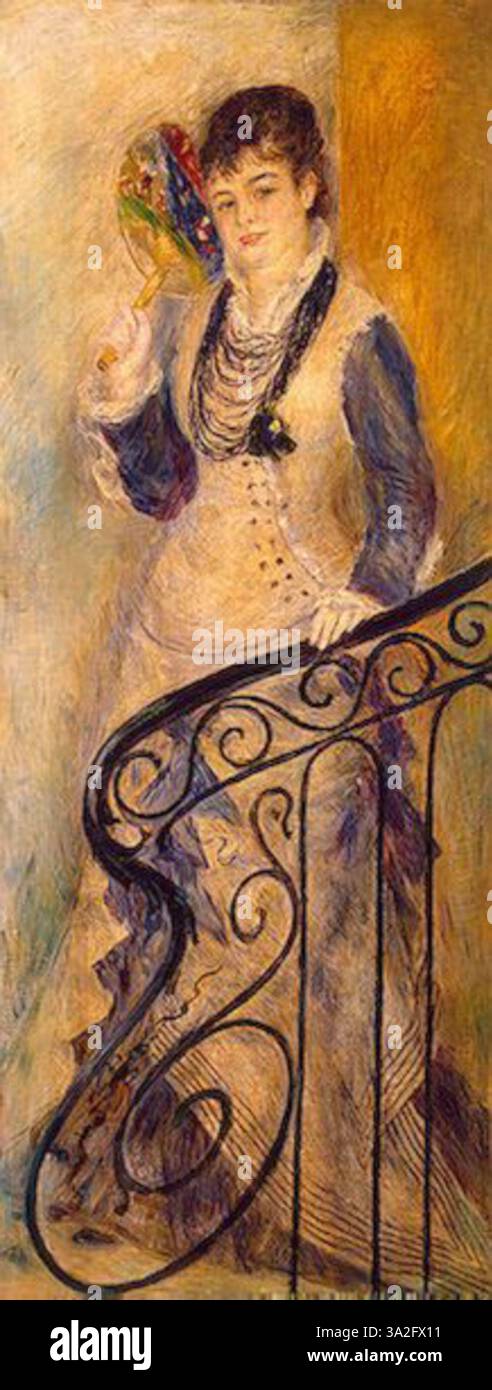 'Femme Dans Escalier' features a woman on a staircase, captured with ...