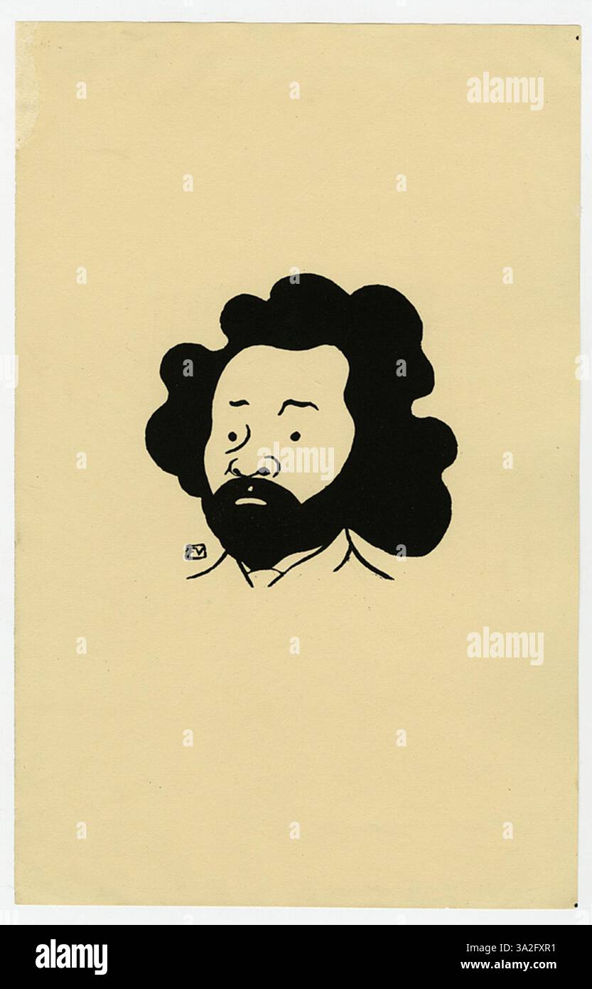 'Portraits choisis, planche 2' features Clovis Hugues, a prominent French political figure ...