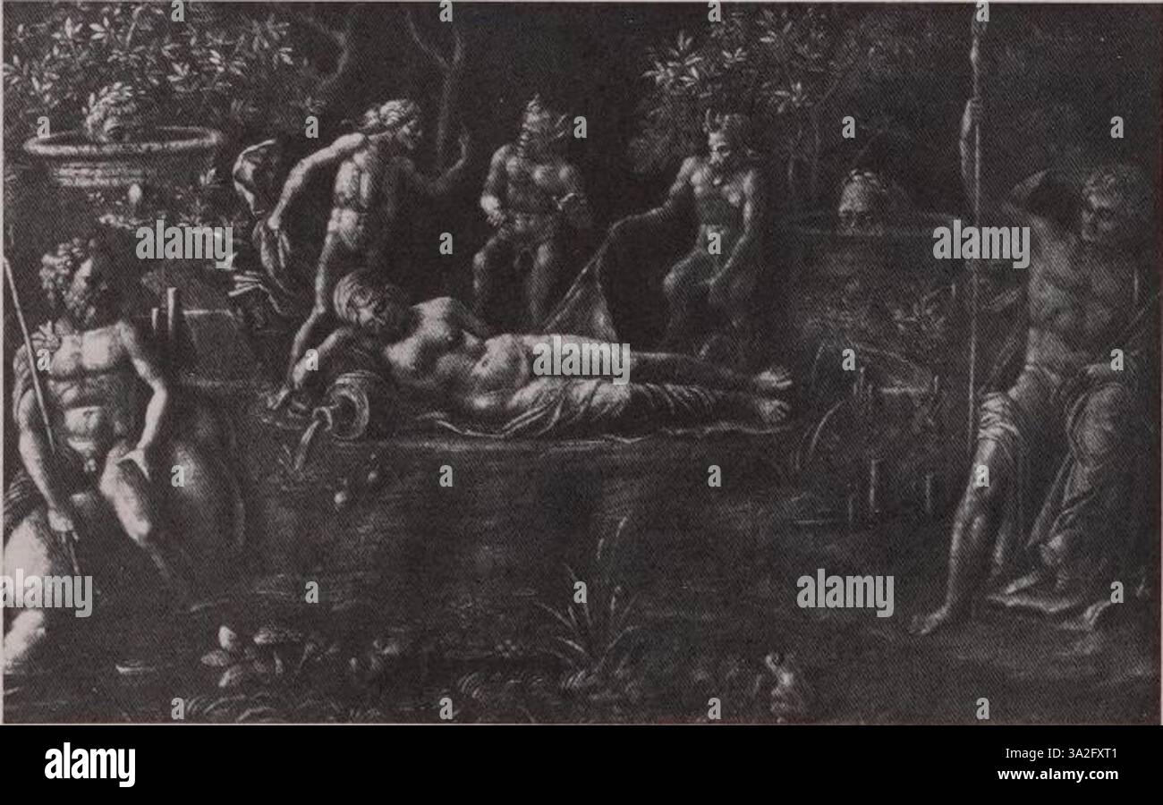 This work by Andrea Mantegna, as documented in Lightbown’s catalogue ...