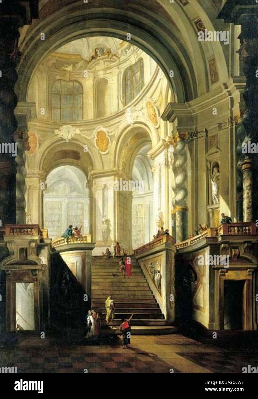 Another cropped perspective of Giovanni Battista Tiepolo’s church and ...