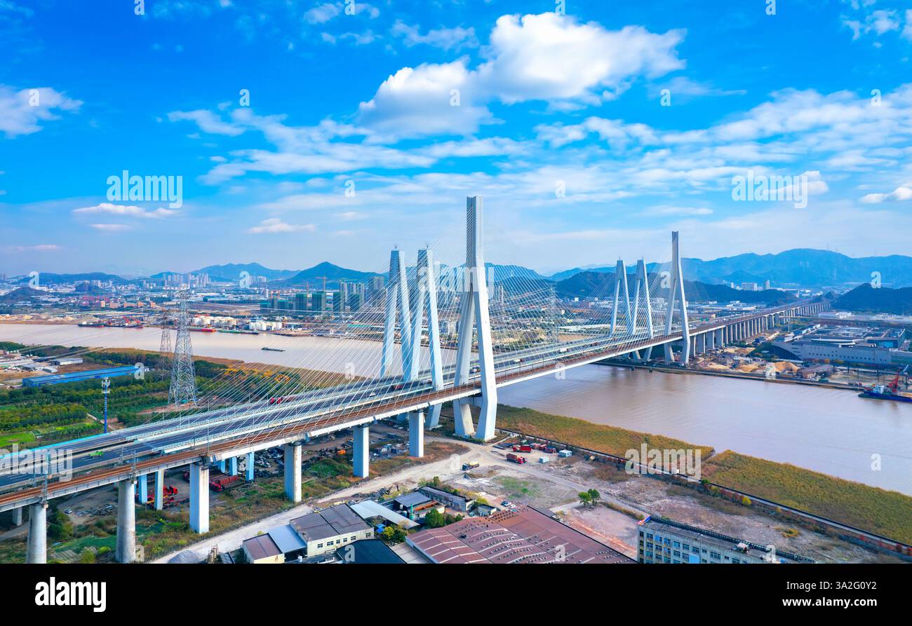 Qingshuipu Bridge, Ningbo, Zhejiang, China Stock Photo - Alamy