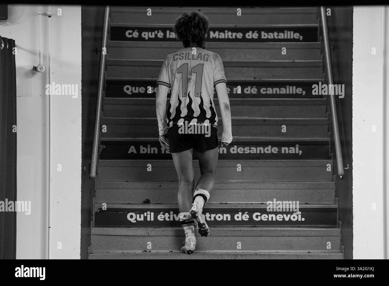 Lancy, Switzerland. 12th Mar, 2025. 12/03/2025, Lancy, Stade de Geneve ...