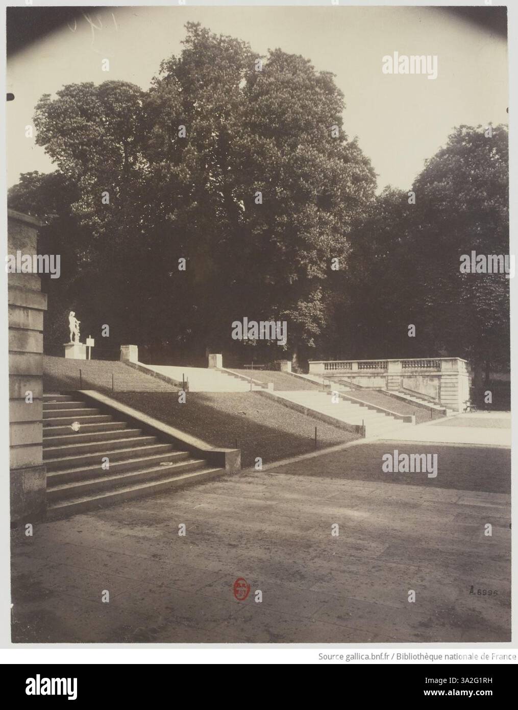 Eugène Atget’s image captures the symmetry and precision of St. Cloud ...