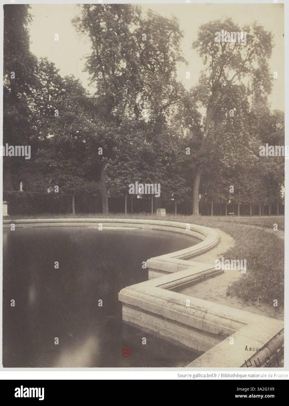 Eugène Atget’s photograph of St. Cloud park emphasizes the formal ...