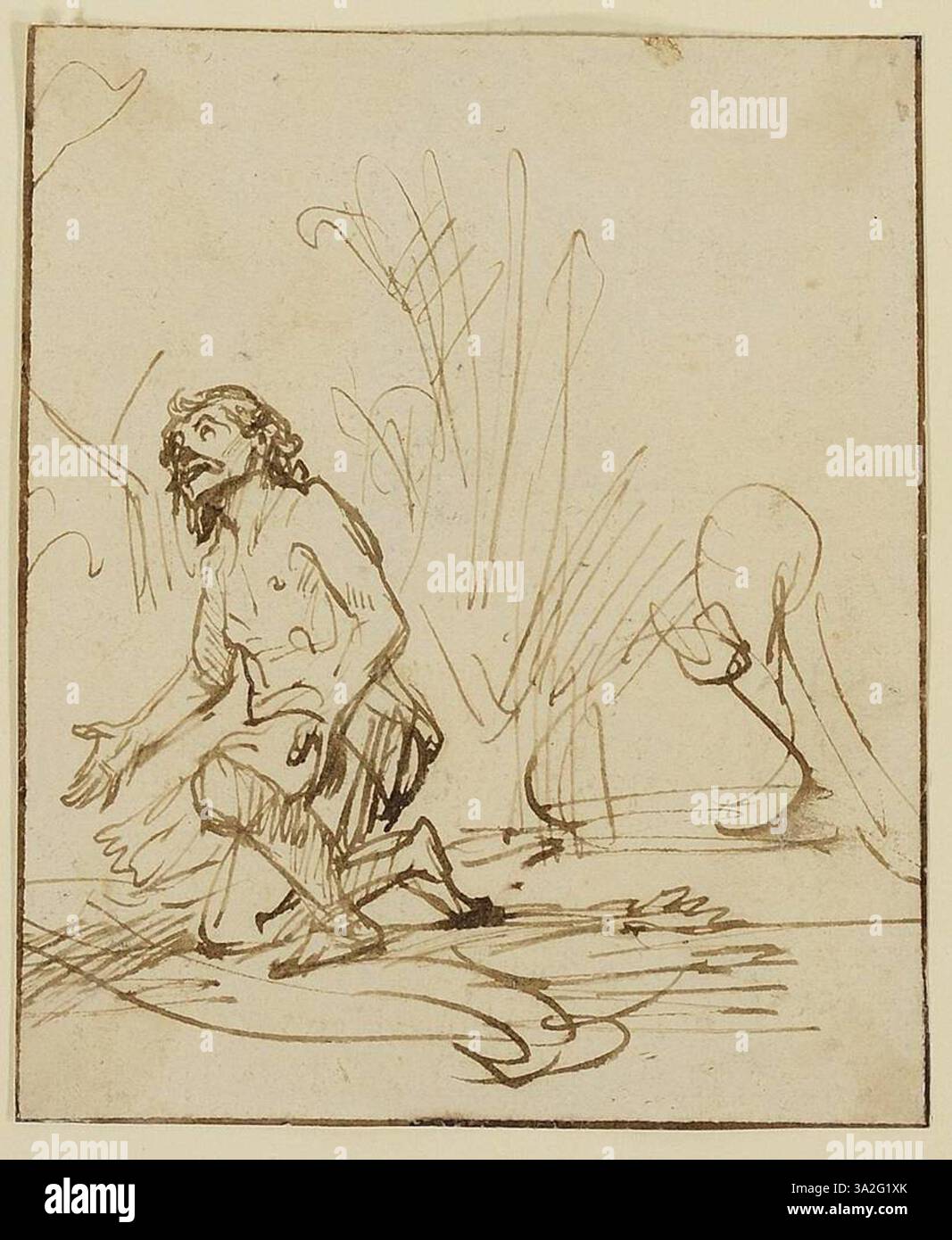 In this painting, Ferdinand Bol depicts the biblical figure Jonah in ...