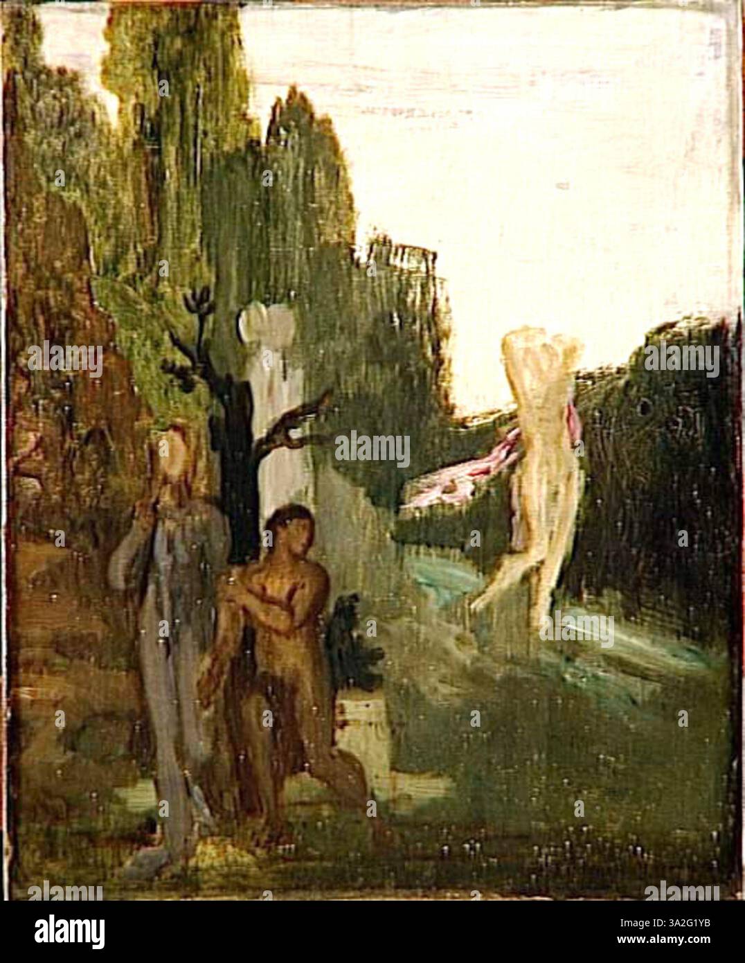 'Hercule entre le Vice et la Vertu' shows Hercules caught between vice ...