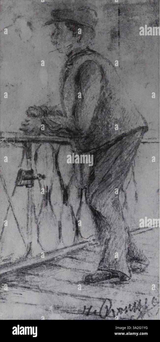 An example of Henri Rousseau’s distinctive art style, depicting ...