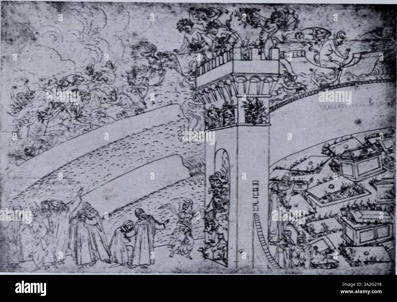 This illustration by Sandro Botticelli from Dante’s 'Inferno,' Canto ...