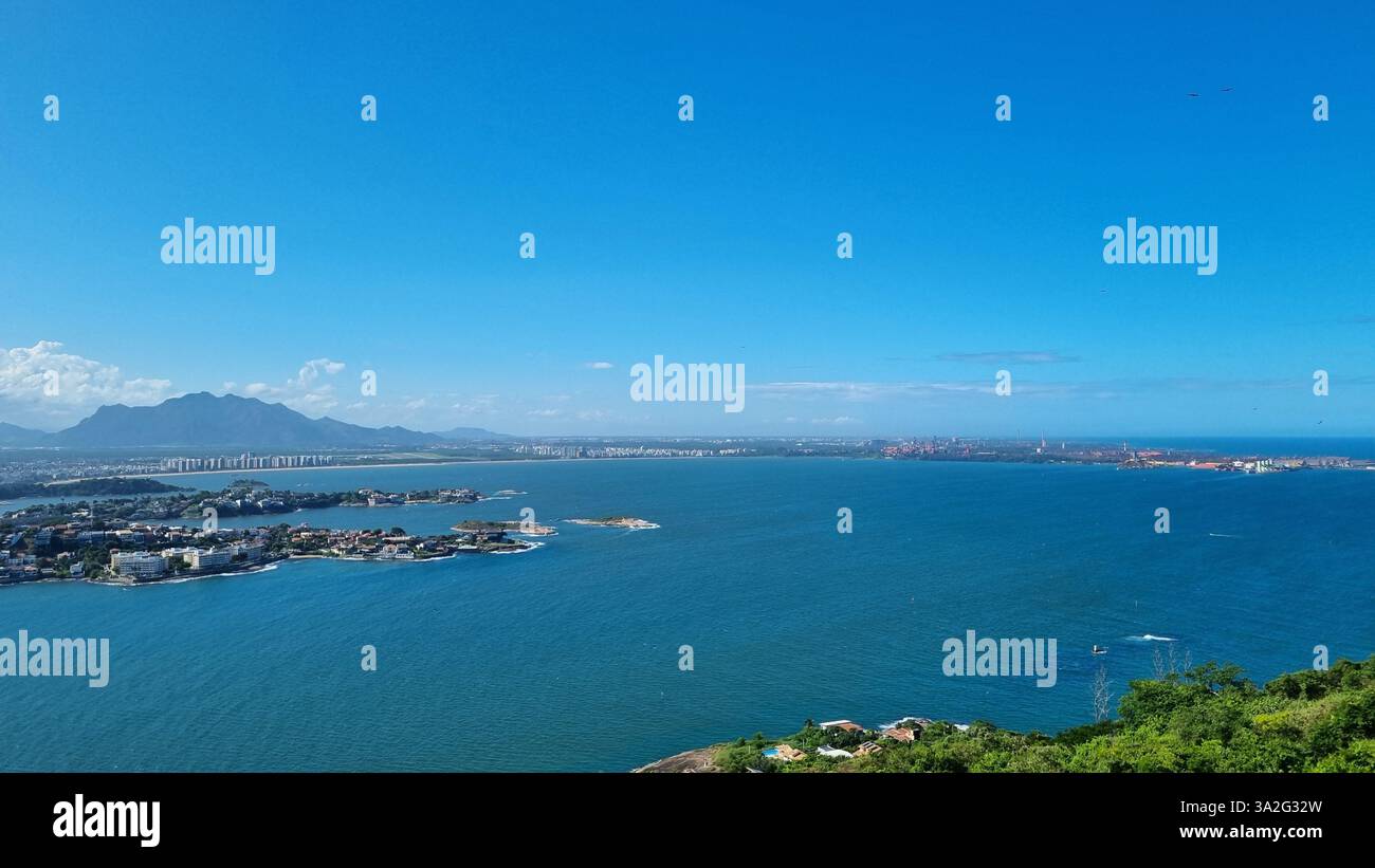 This mesmerizing image showcases a breathtaking coastal cityscape with ...