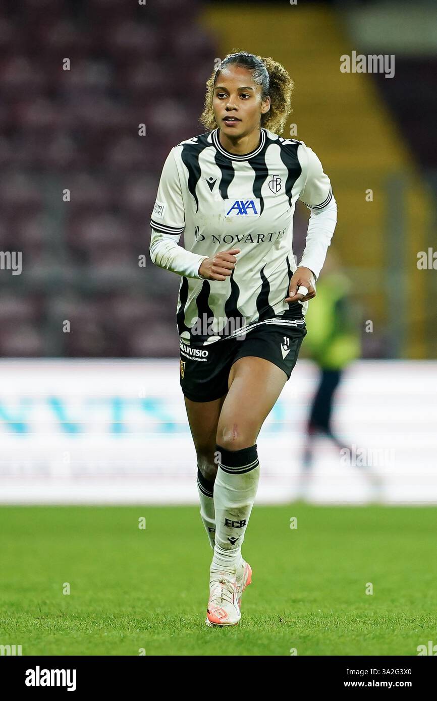Lancy, Switzerland. 12th Mar, 2025. 12/03/2025, Lancy, Stade de Geneve ...