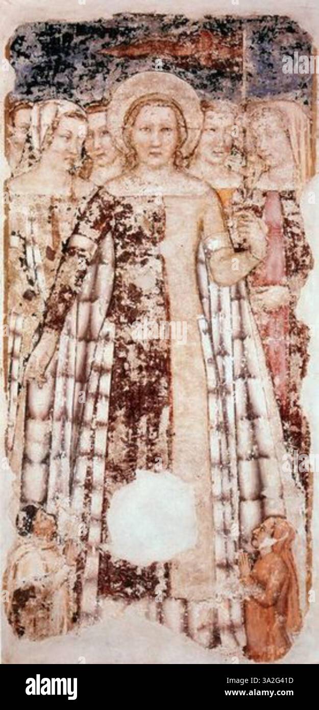 This painting by Tommaso da Modena reflects the artist's ability to ...