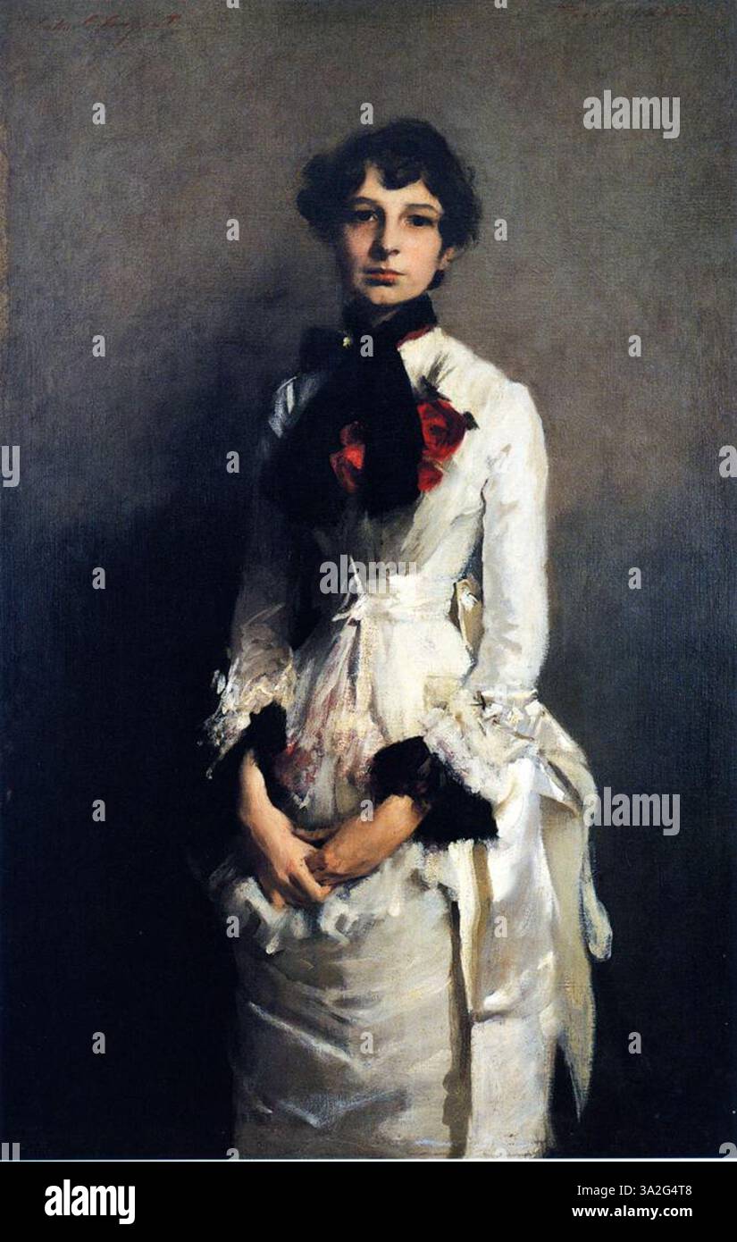This 1882 portrait of Isabel Vallé by John Singer Sargent, painted in ...