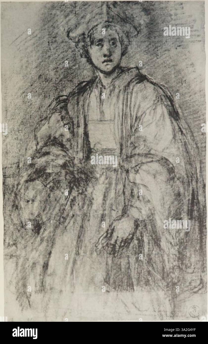 This artwork, cataloged under Cox-Rearick 223, by Jacopo Pontormo ...