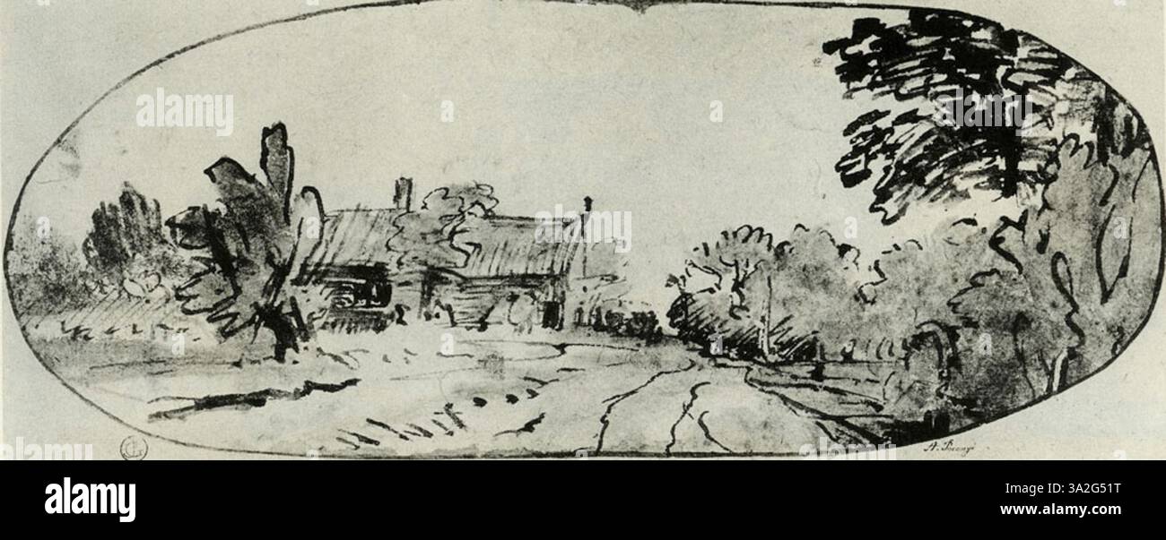 A detailed portrait showing a man with a somber expression. Rembrandt’s ...