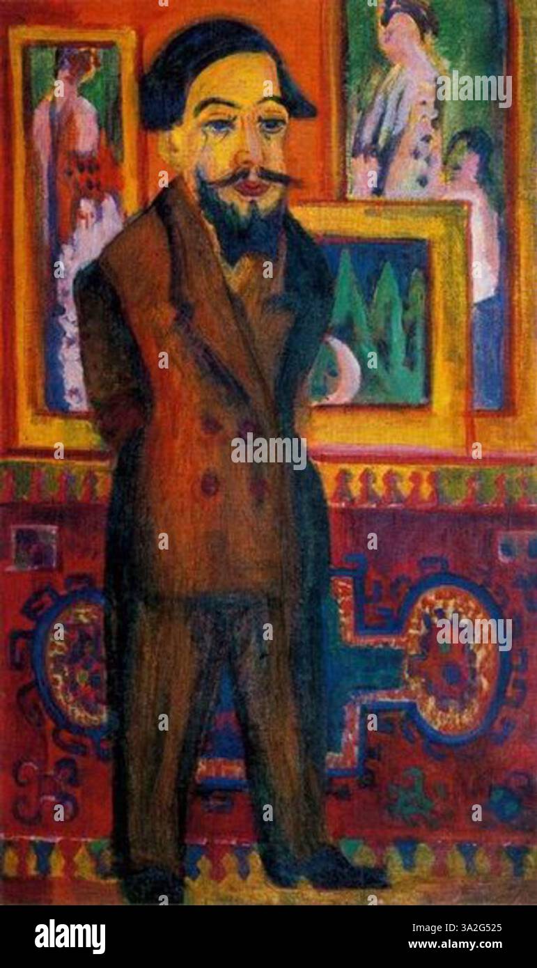 In this work, Kirchner captures the figure of Leon Schames with ...