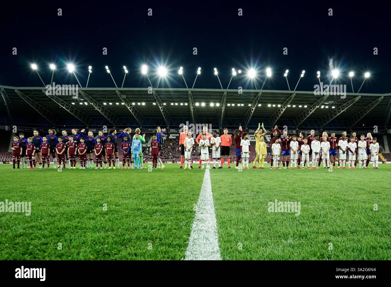 Lancy, Switzerland. 12th Mar, 2025. 12/03/2025, Lancy, Stade de Geneve ...