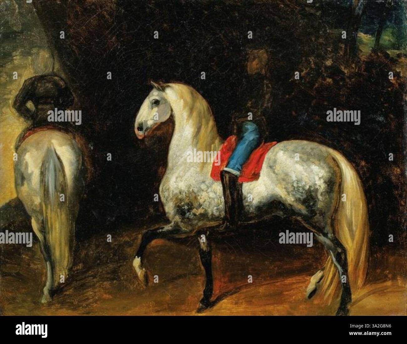 ‘Gericault manege’ depicts horses in motion, showcasing the artist’s ...