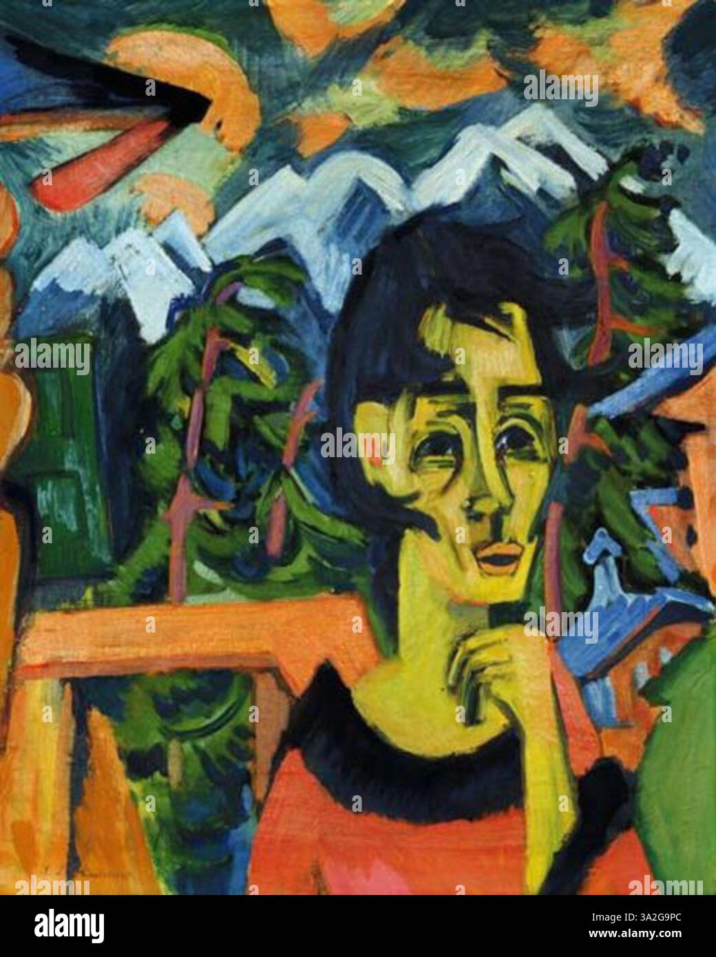 Kirchner's artwork features bold, energetic brushstrokes and vivid ...