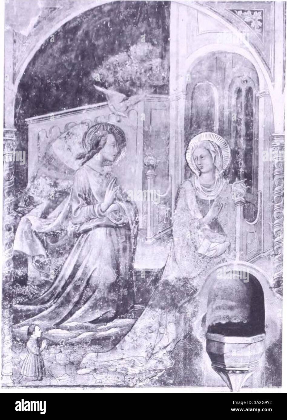 This artwork by Lorenzo Monaco, created circa 1370-1425, features a ...