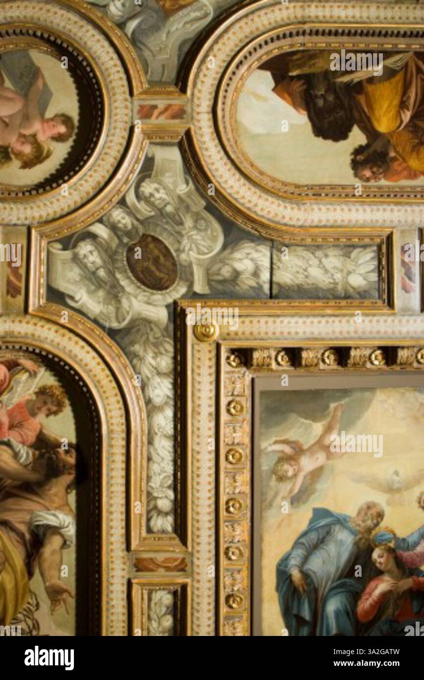 This artwork depicts the biblical moment when Adam and Eve are ...