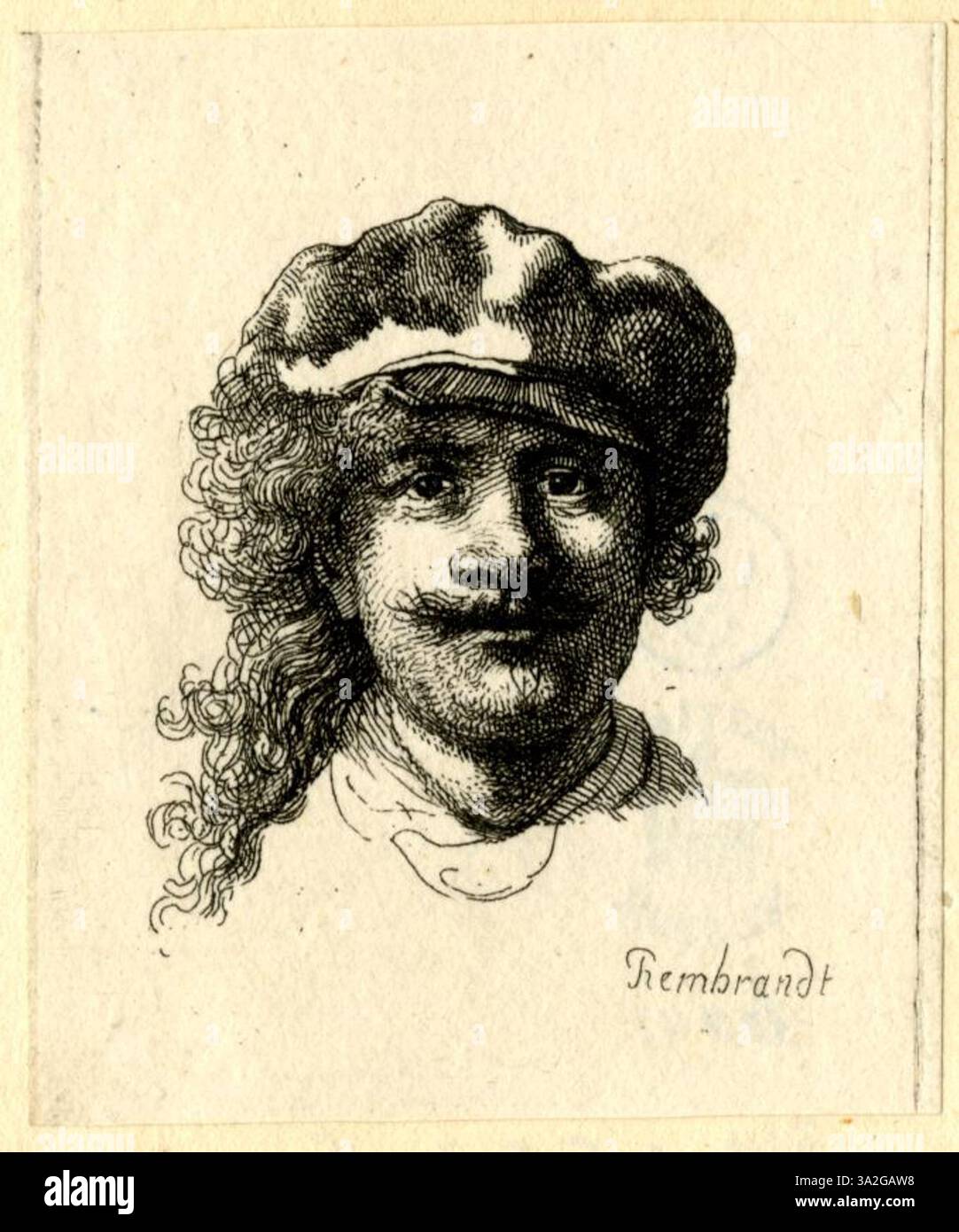 This portrait by Chevalier Ignace Joseph de Claussin captures Rembrandt ...
