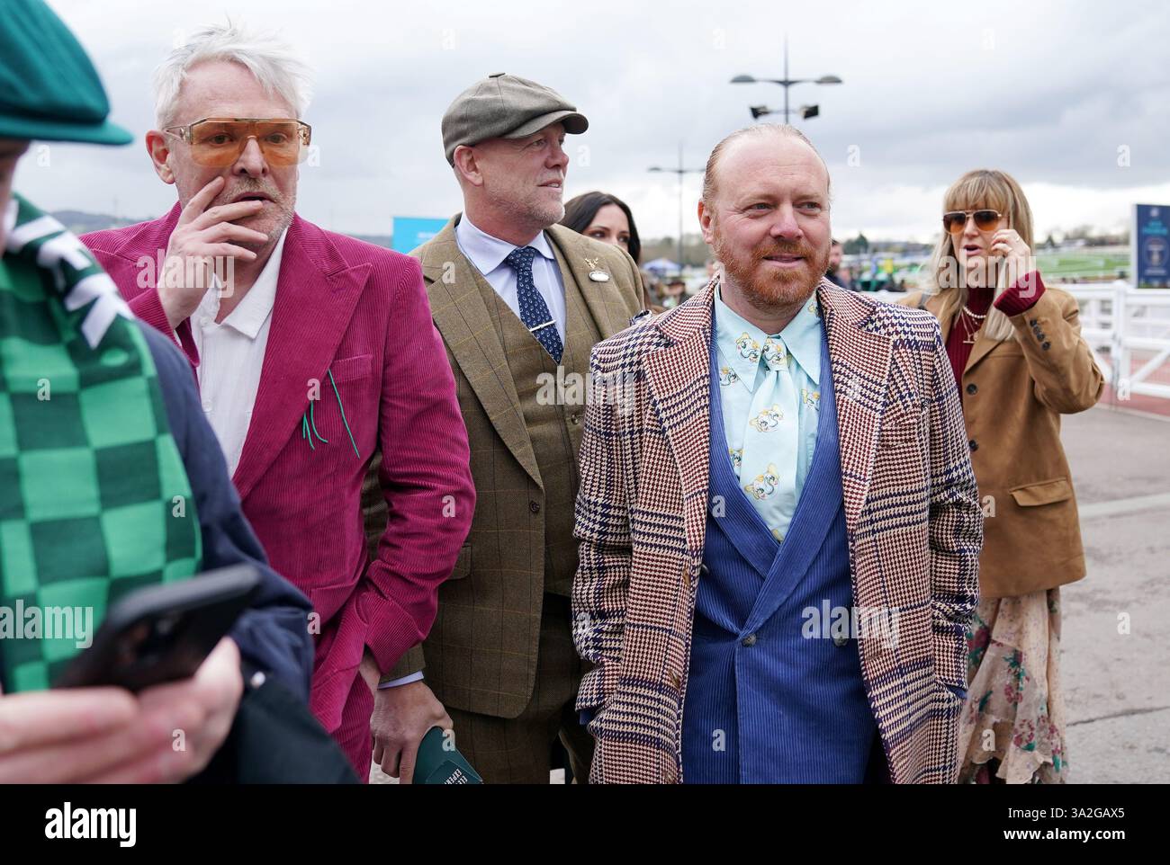Tony Pitts (left), Leigh Francis, known as Keith Lemon, (centre right ...