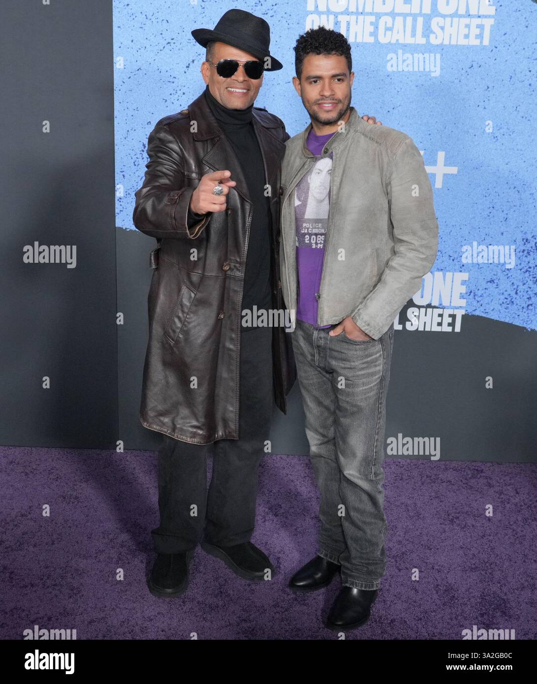(L-R) Mario Van Peebles and Mandela Van Peebles at the Apple TV+'s ...