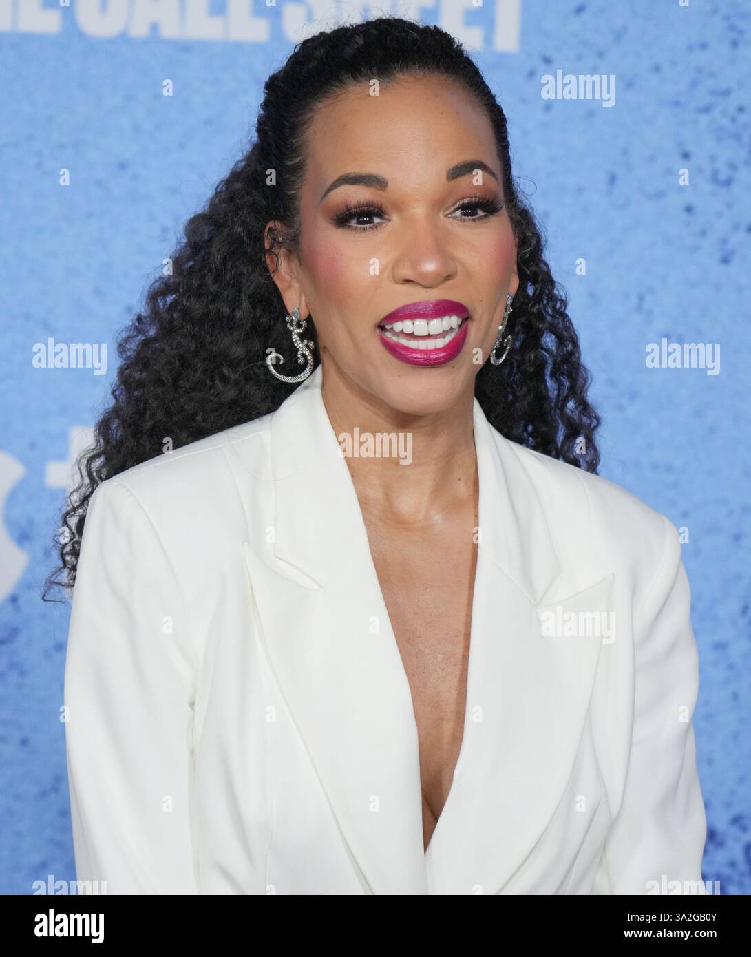 MJ Acosta-Ruiz arrives at the Apple TV+'s NUMBER ONE ON THE CALL SHEET ...