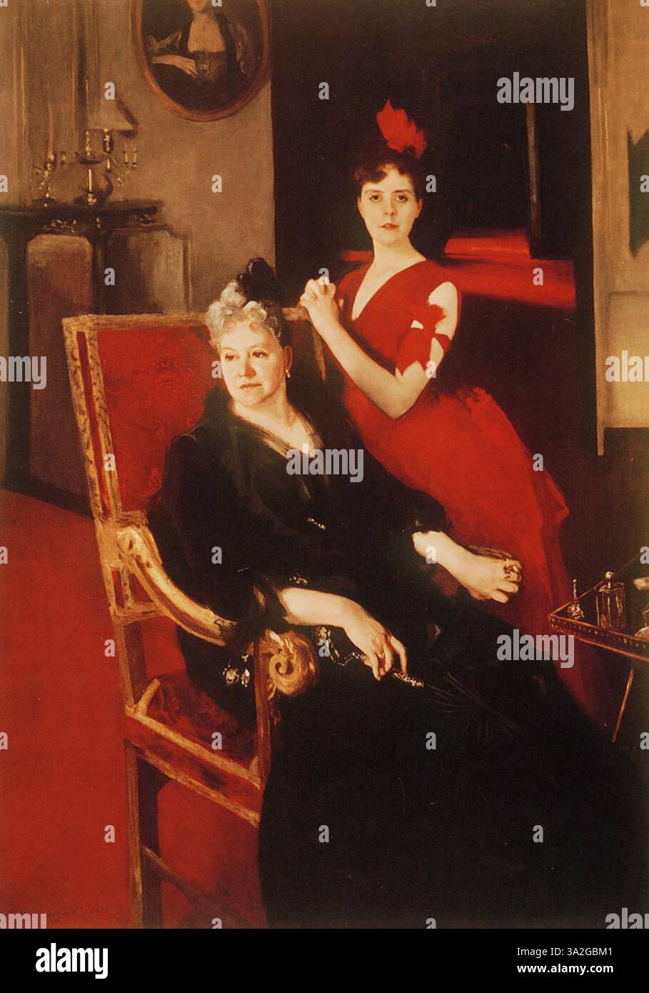 John Singer Sargent’s 1885 portrait of Mrs. Edward Burckhardt and her ...