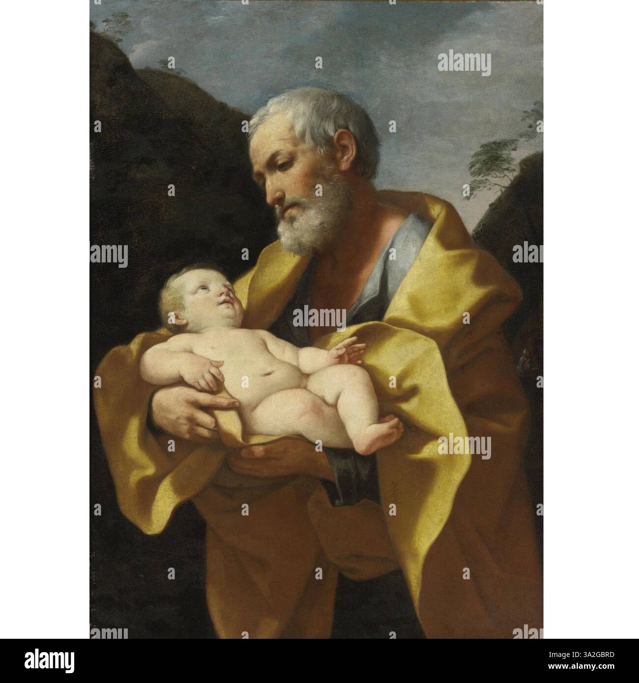 This work by Guido Reni and his studio depicts St. Joseph and the ...