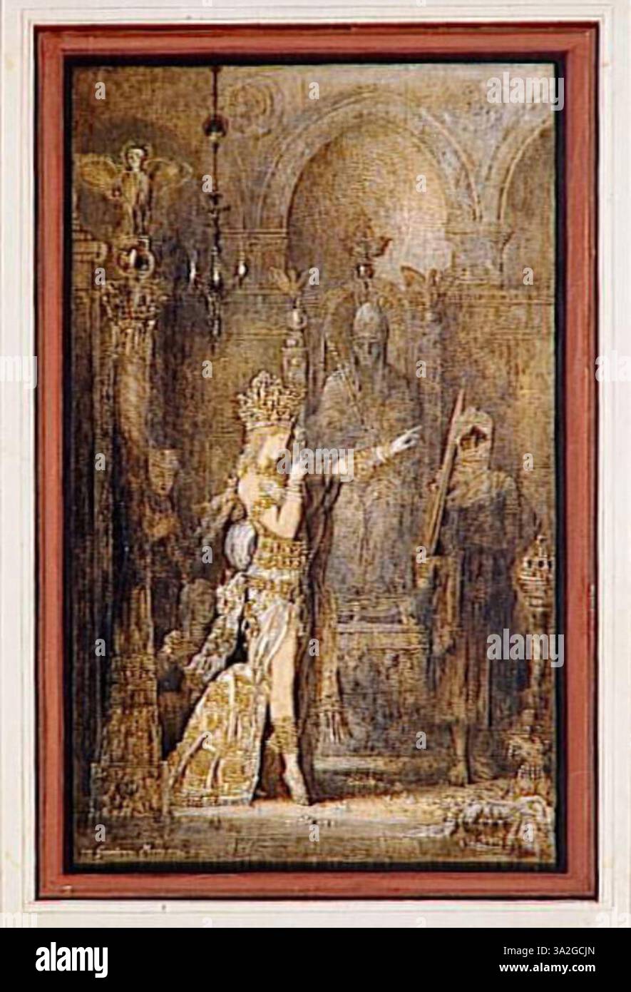 Salomé, depicted with a lotus flower, exemplifies the combination of ...