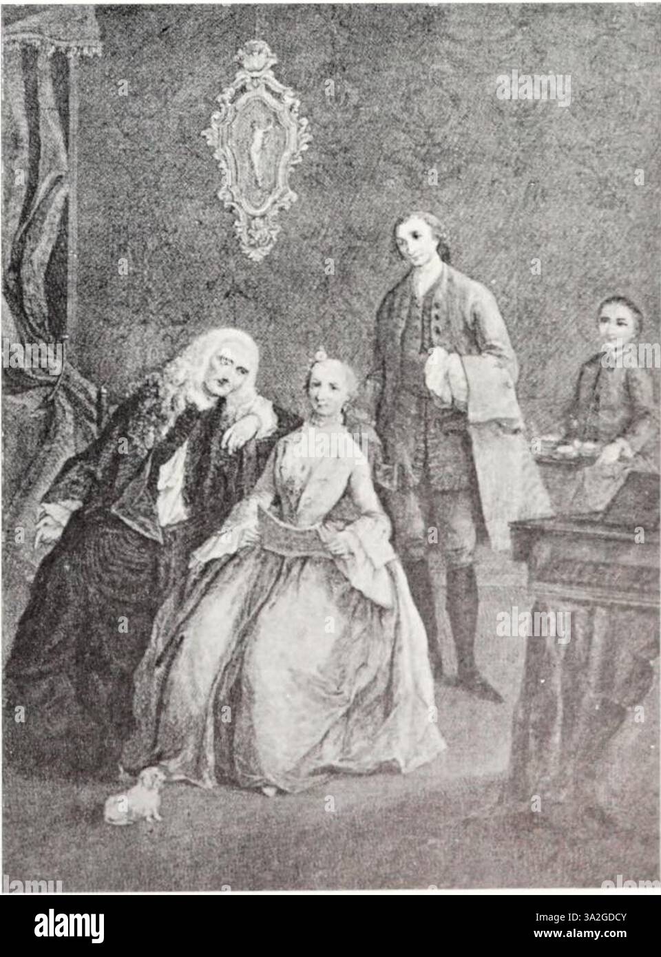 In this 1968 painting, Pietro Longhi shows a group of Venetian ...