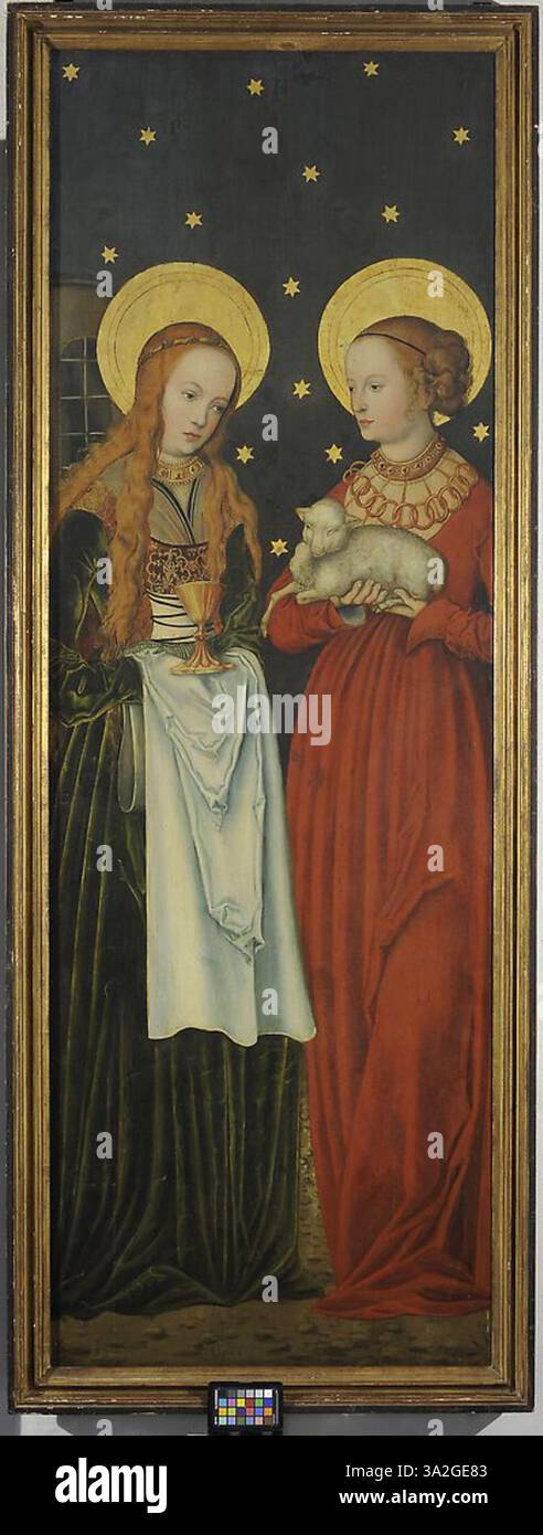This artwork by an anonymous master from the Cranach workshop depicts ...