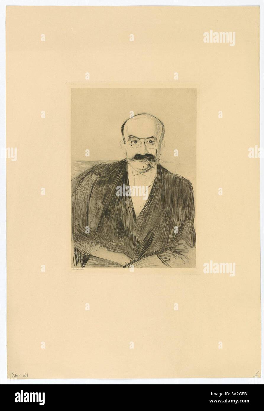 Edvard Munch’s 1926 portrait of Dr. Max Asch reflects his signature ...