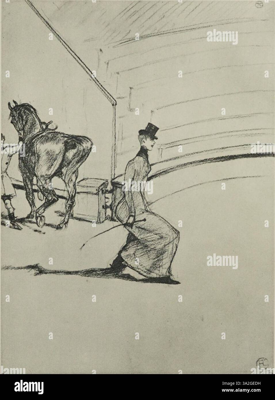 Dortu, D4538 by Henri de Toulouse-Lautrec showcases a dynamic Parisian ...