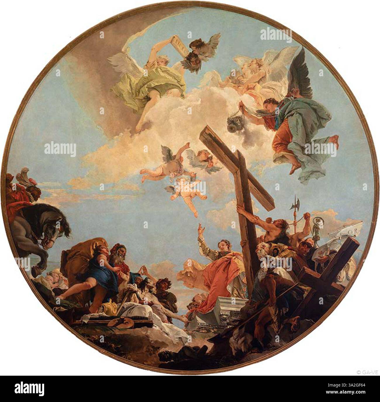 'L'esaltazione della Croce e sant' Elena' (The Exaltation of the Cross ...