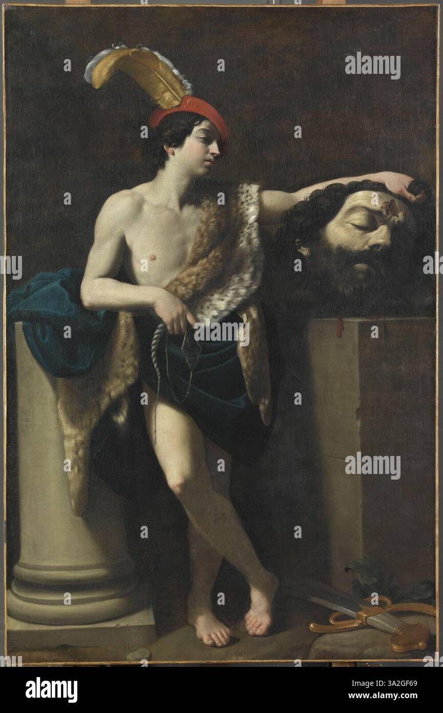 Guido Reni’s painting of David holding the head of Goliath captures the ...