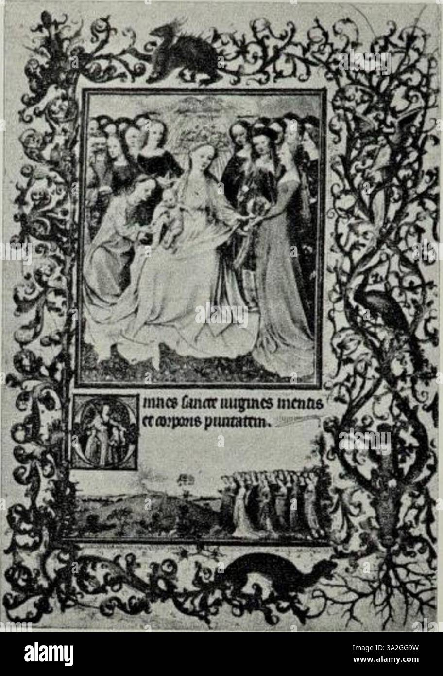 This work, attributed to Jan van Eyck, depicts a detailed portrait of Faggin, showcasing van ...