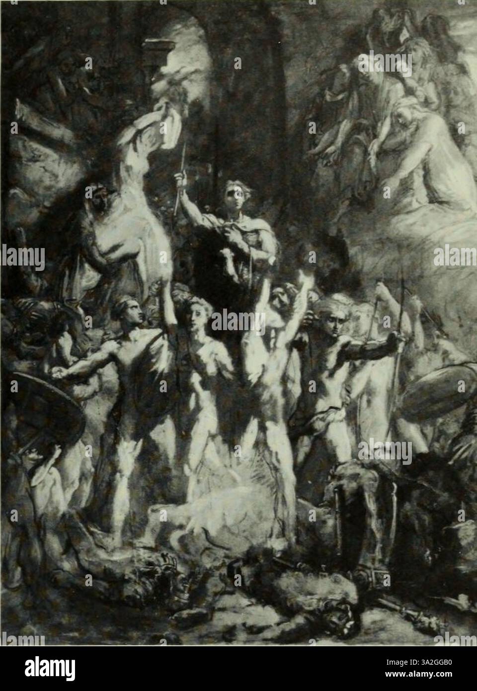 This painting highlights Chassériau’s skillful depiction of human ...