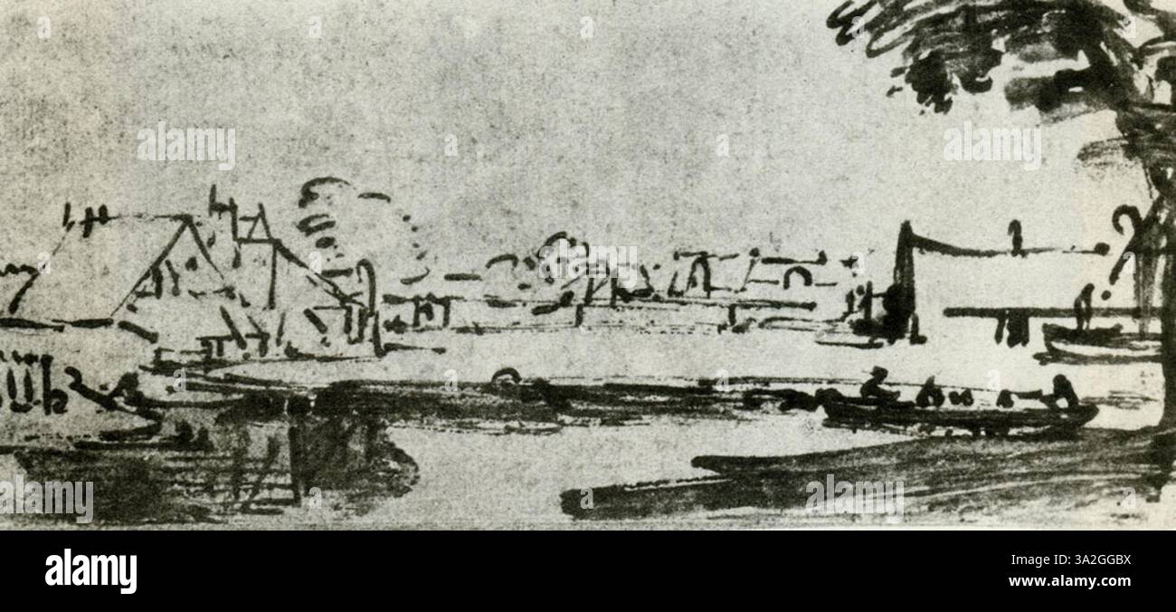 This portrait by Rembrandt features a subject illuminated by focused ...