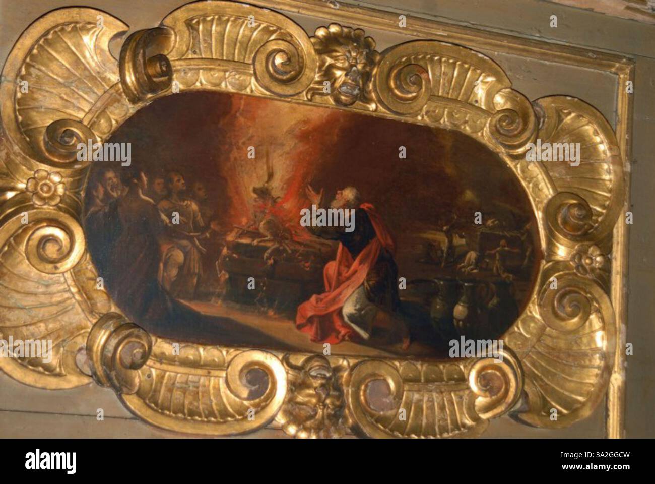 Andrea Schiavone’s 'Sacrificio di Noè' illustrates the moment when Noah ...