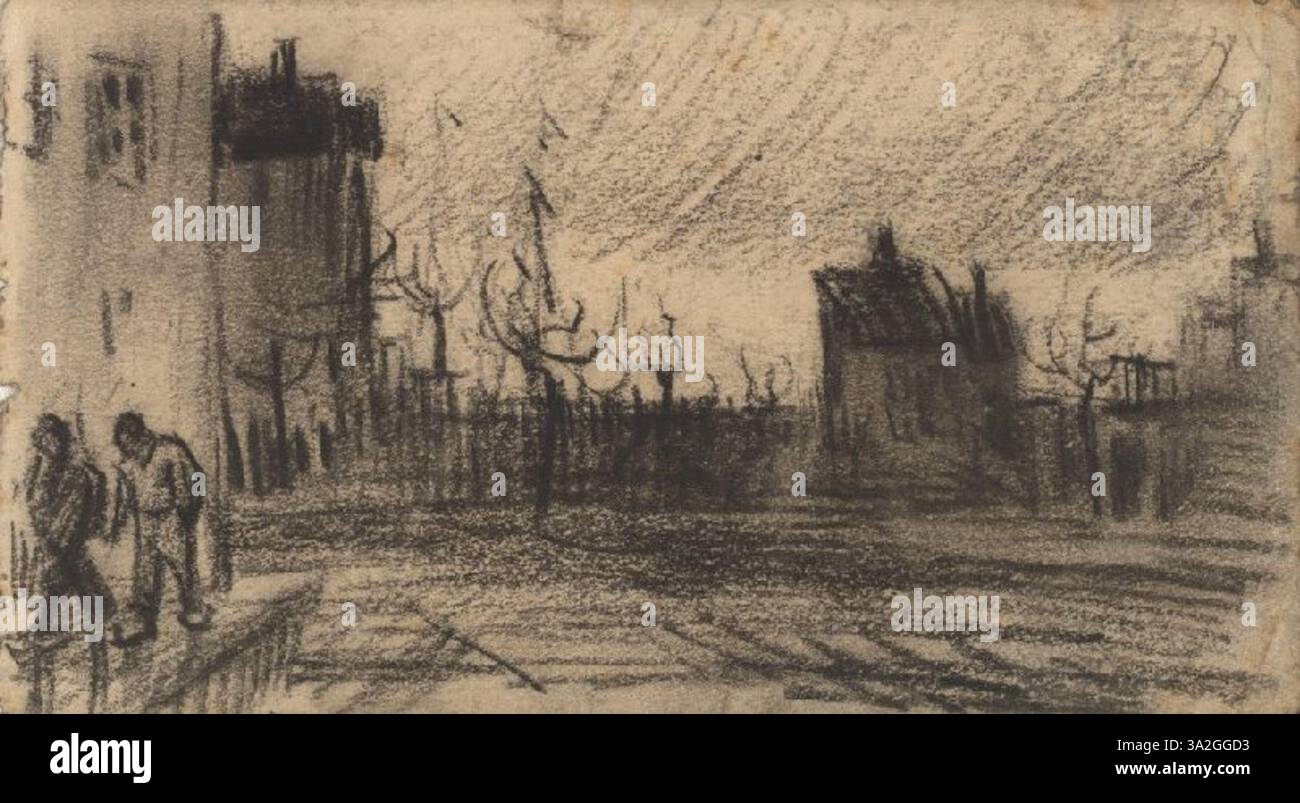 This piece by Vincent van Gogh showcases his dynamic use of color and ...