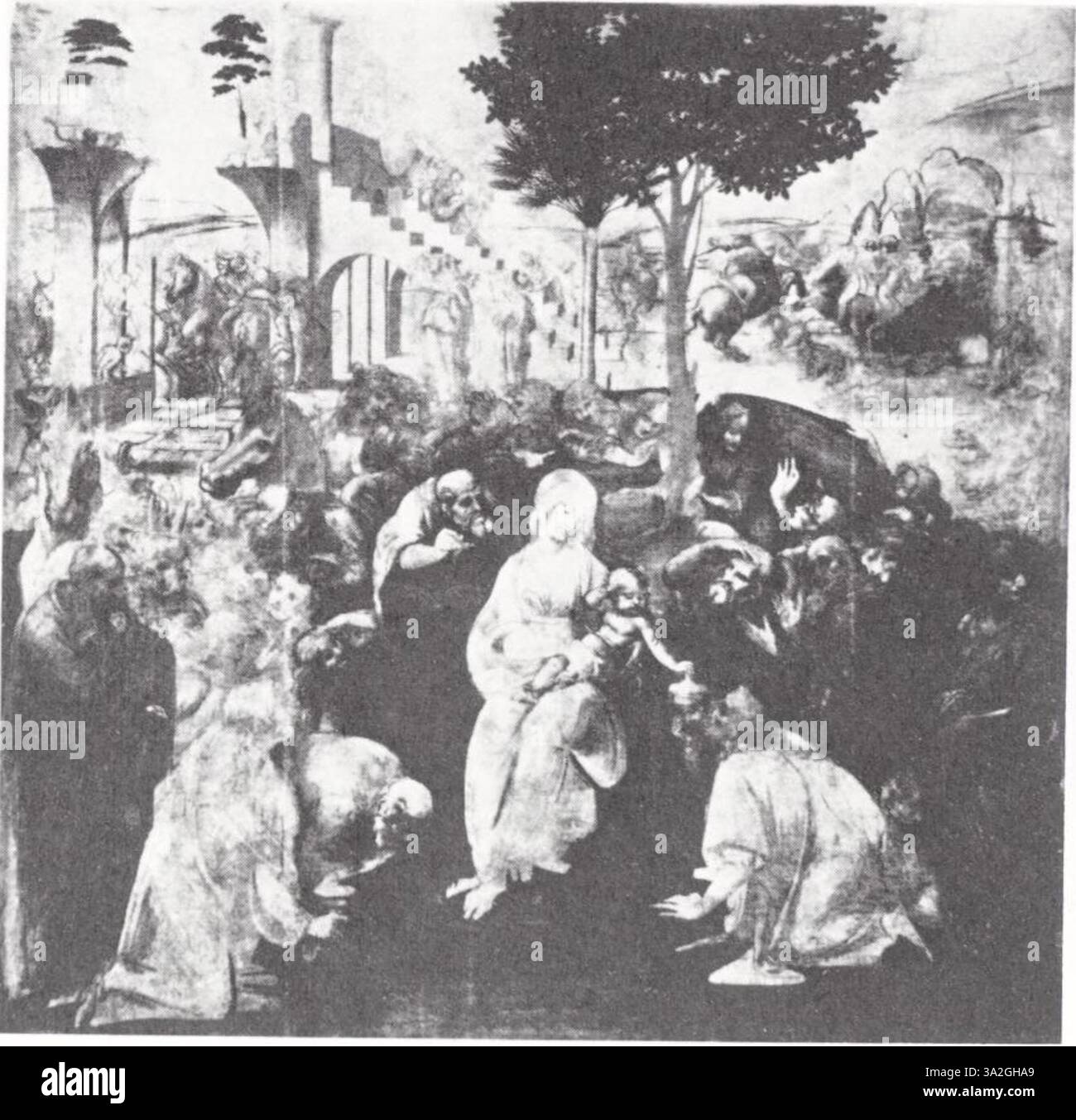 Fig. 196 by Mariotto Albertinelli portrays a rural landscape with figures harmoniously ...