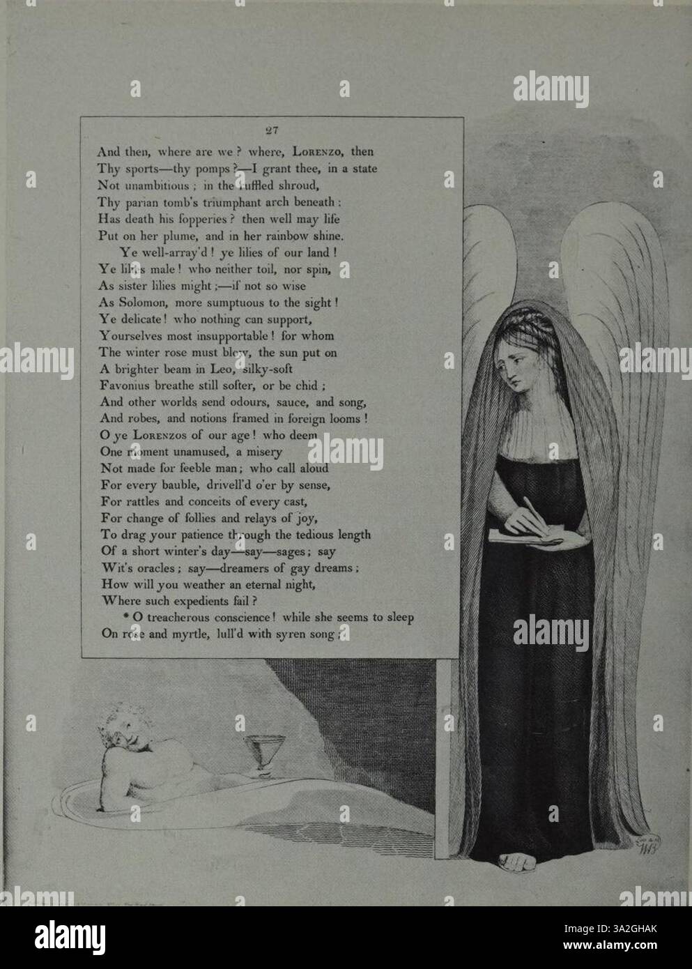 Blake's 353 portrays a spiritual journey, illustrating the tension ...