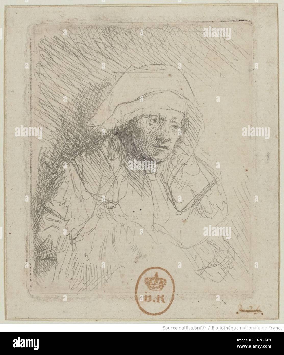 In this painting, Rembrandt uses light and shadow to bring out the ...