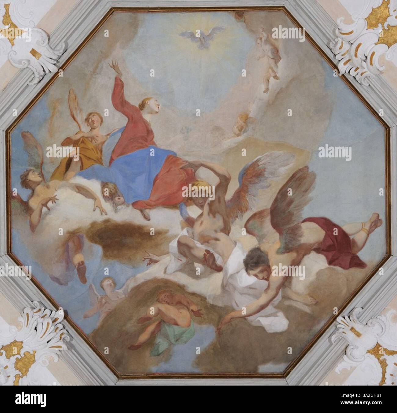 Giovanni Battista Tiepolo’s 1716 painting, The Assumption of the Virgin ...