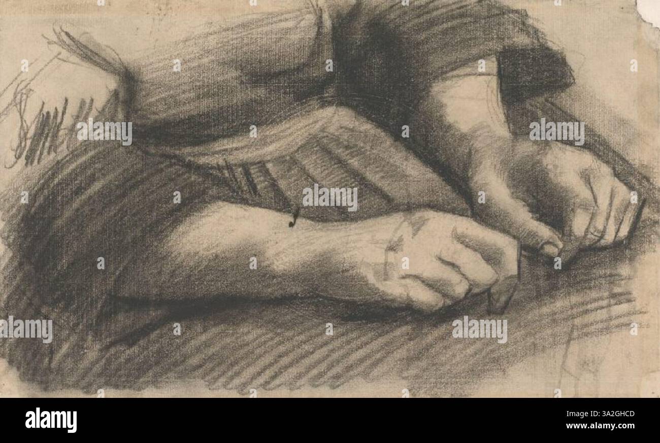 This artwork by Van Gogh shows his iconic use of contrasting colors and ...