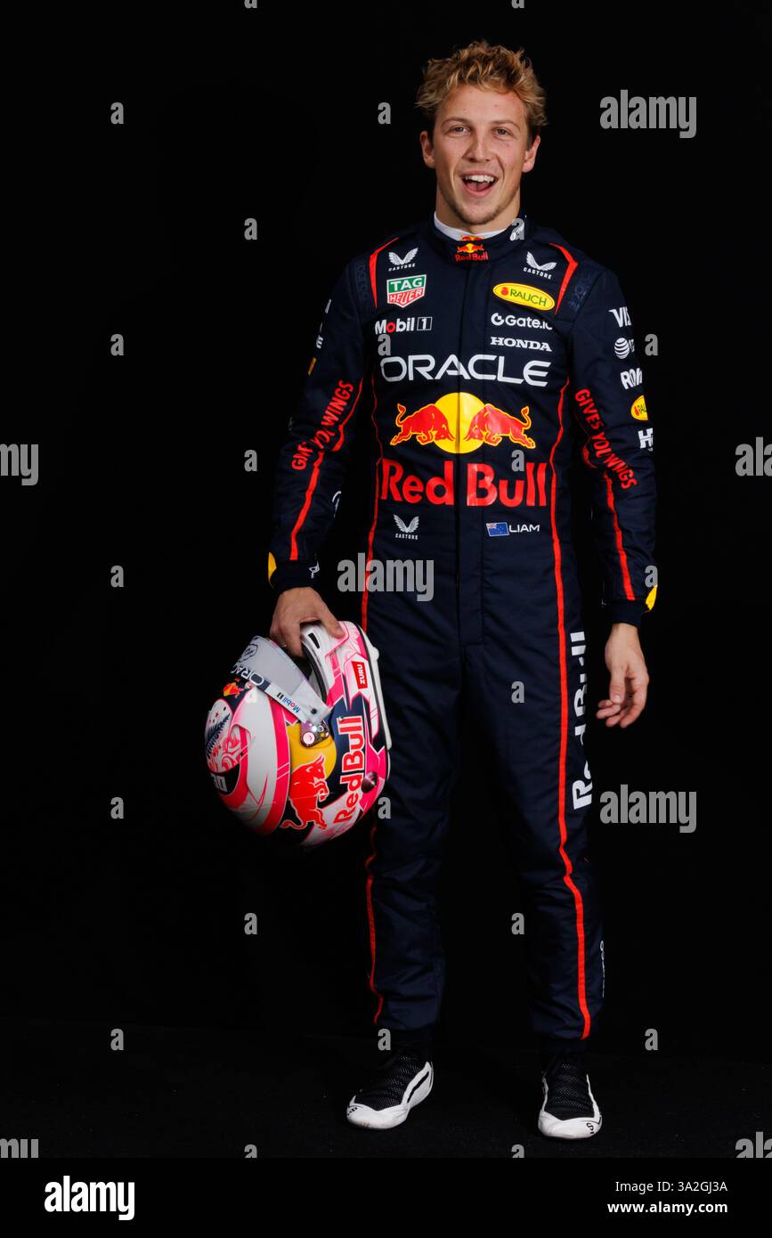 Melbourne, Australia. 13th Mar, 2025. Liam Lawson of New Zealand and ...