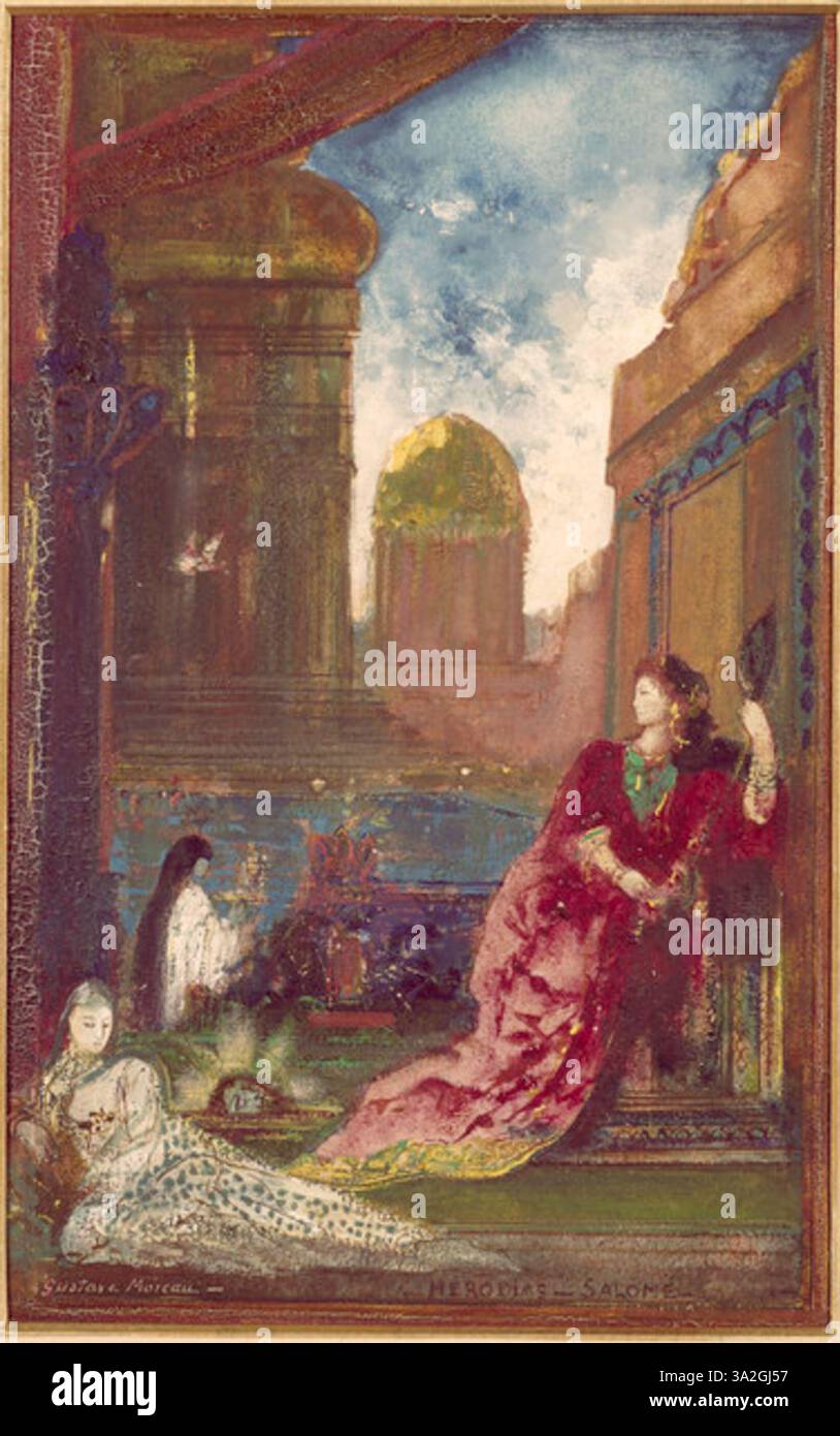 Gustave Moreau’s painting depicts the biblical figures Herodias and ...