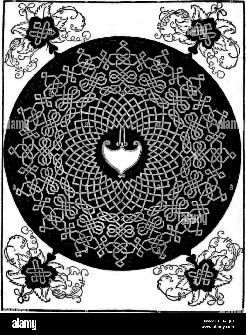 This woodcut print, created by Albrecht Dürer, depicts The First Knot ...